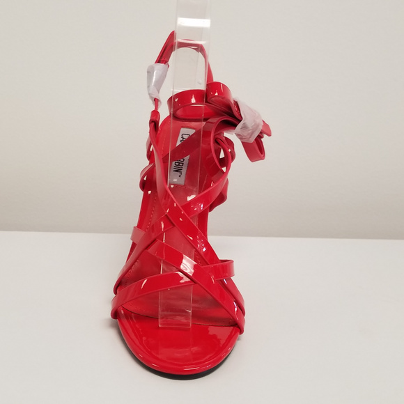 Shoes | Womens Red Strappy High Heel Sandals | Poshmark